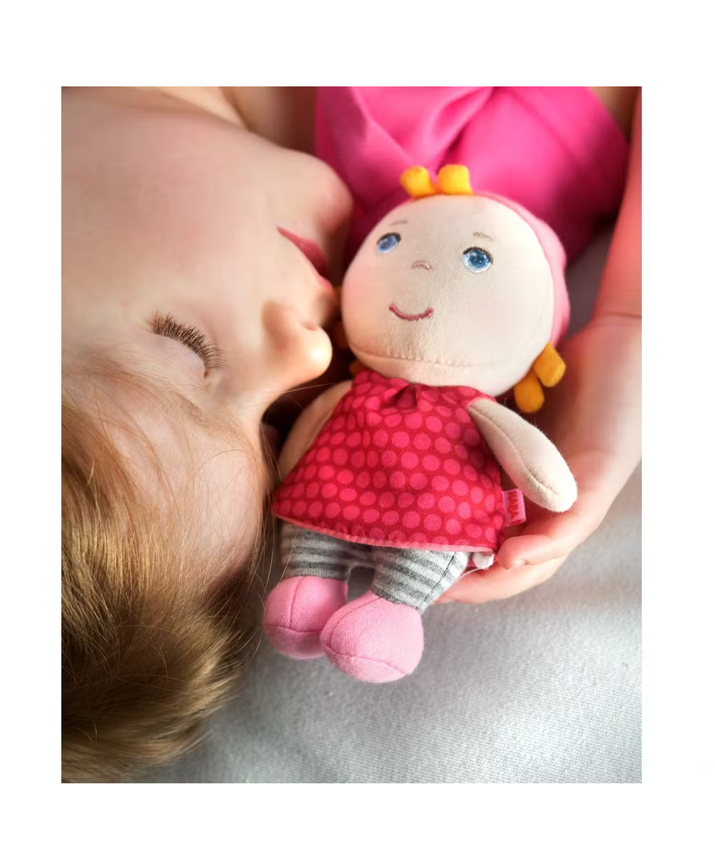 HABA Mini Soft Doll Hertha- First Baby Doll – Kids Magic Land
