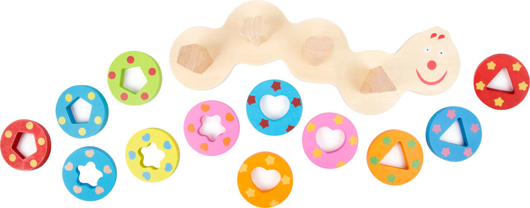 Caterpillar shape sorter store
