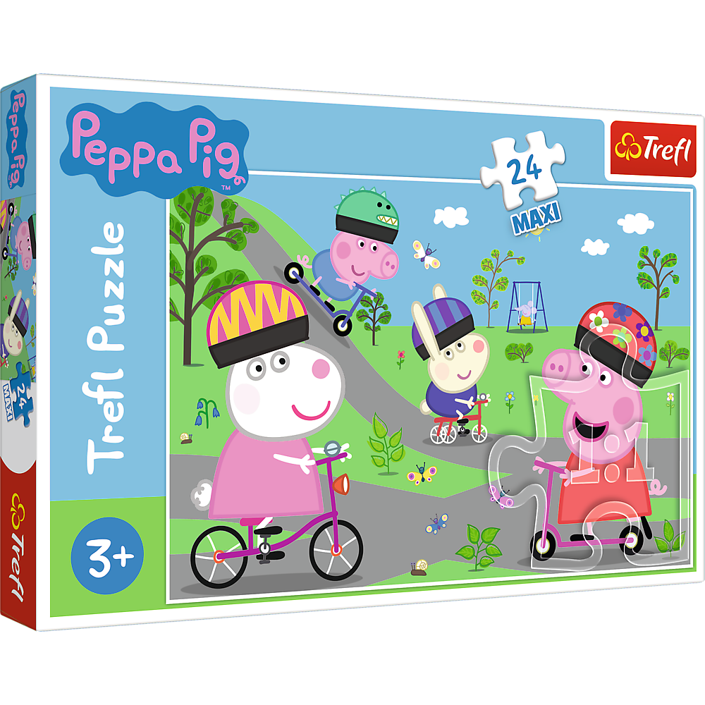 Trefl Jigsaw Maxi Puzzle Peppa Pig s Active Day 24 Piece Puzzle